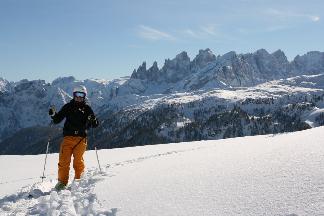 Fuoripista a Cima Uomo: discesa Val Tegnousa